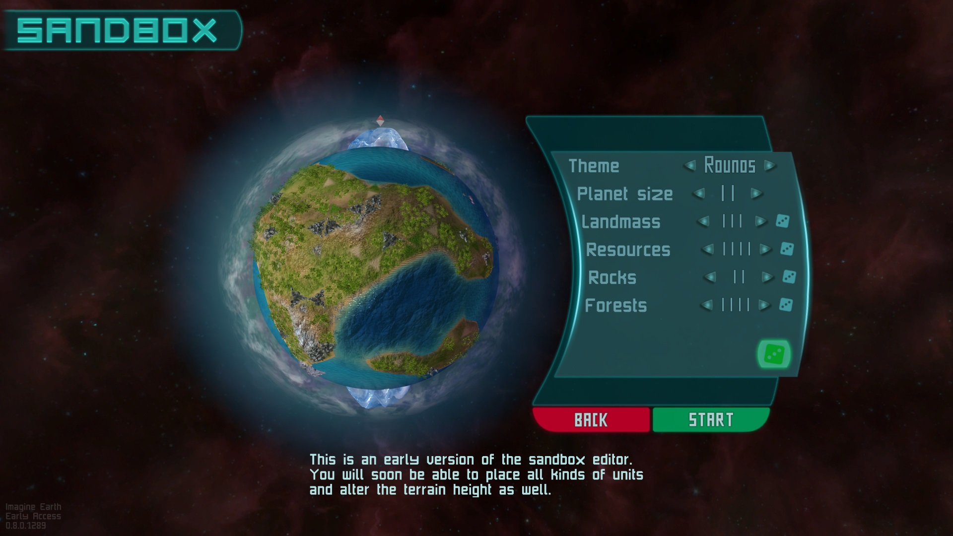 Alpha 8 - Generate Your Own Planet - Imagine Earth Alpha 8 - Generate Your Own Planet - Imagine Earth